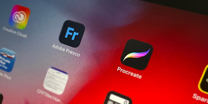 Comparing Procreate and Adobe Fresco